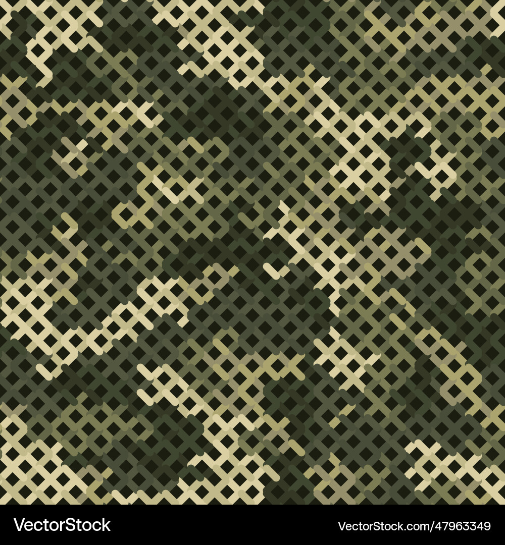 Army Camo Pattern - Modern Royalty Free Vector Image