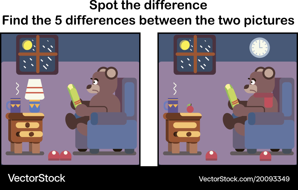 Spot The Difference Cartoon