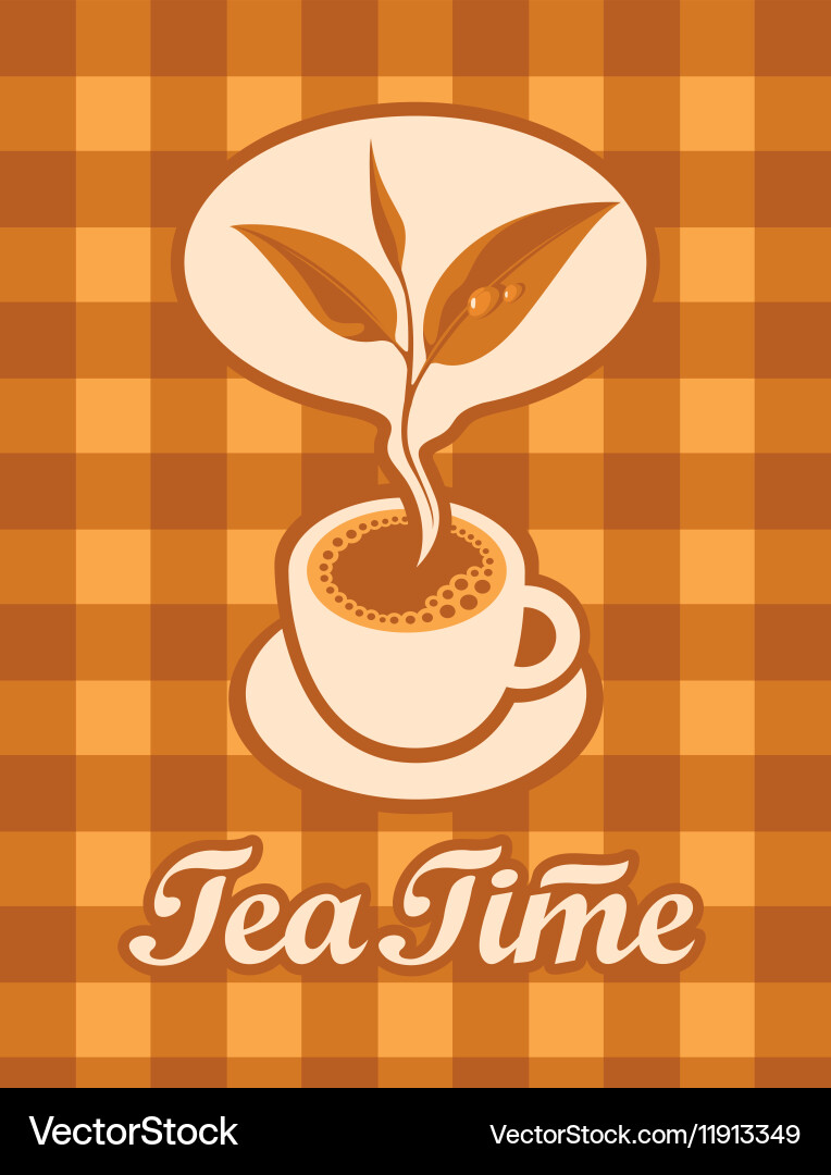 Cup of tea Royalty Free Vector Image - VectorStock