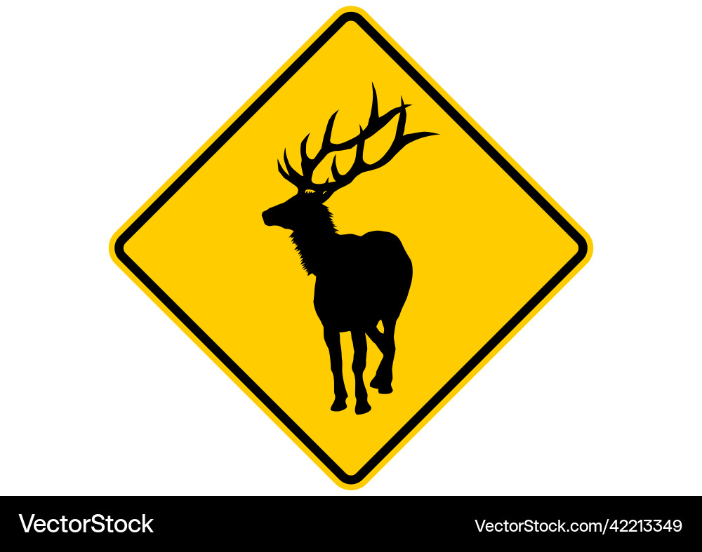 Elk Royalty Free Vector Image - VectorStock