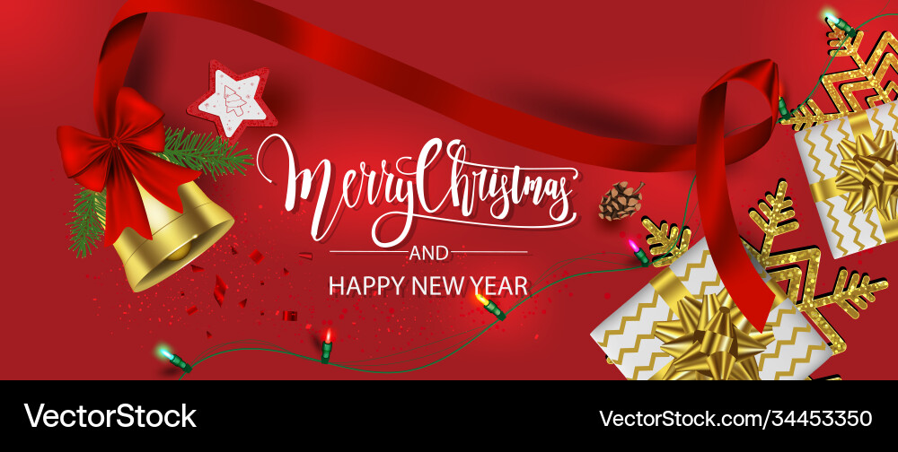 Modern holidays background with christmas tree Vector Image