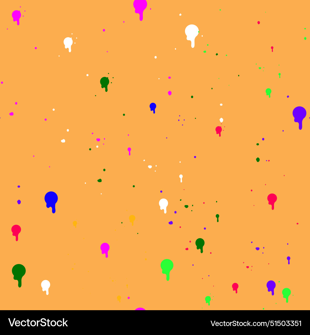 Graffiti splahes of paint seamless pattern Vector Image