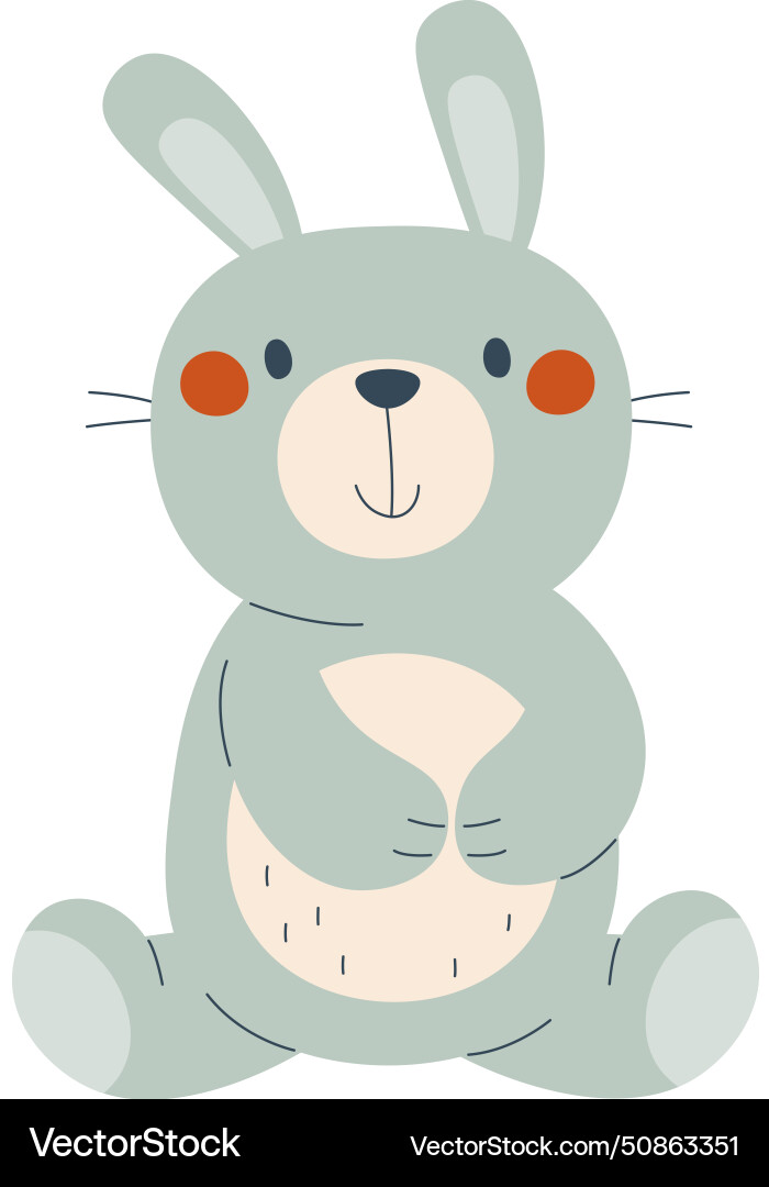 Hare animal cartoon Royalty Free Vector Image - VectorStock