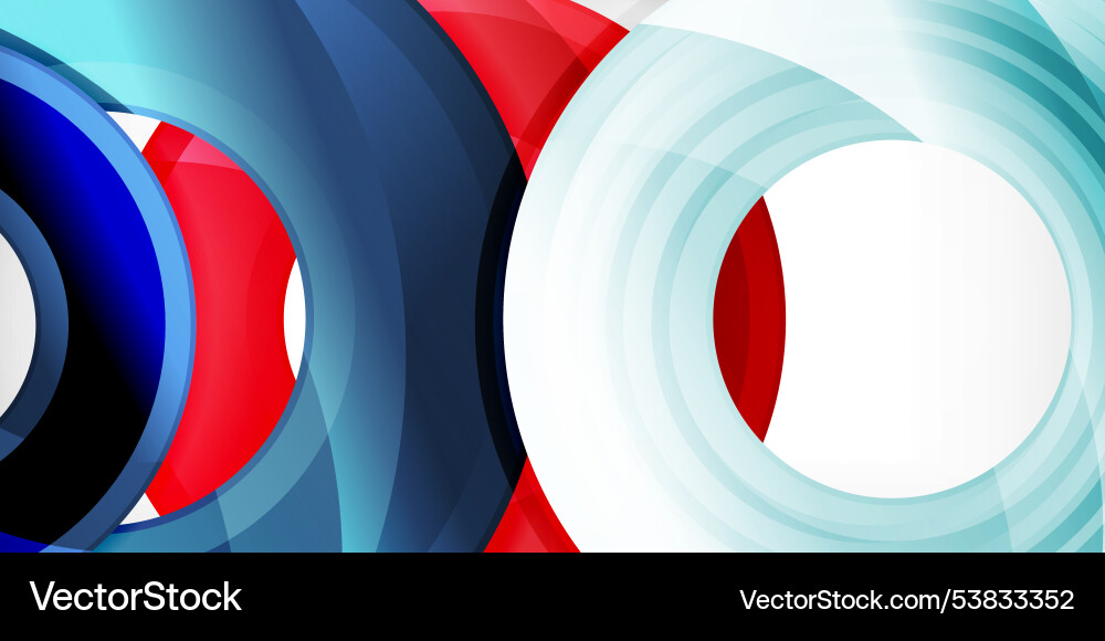 Circles round elements ring shapes premium Vector Image