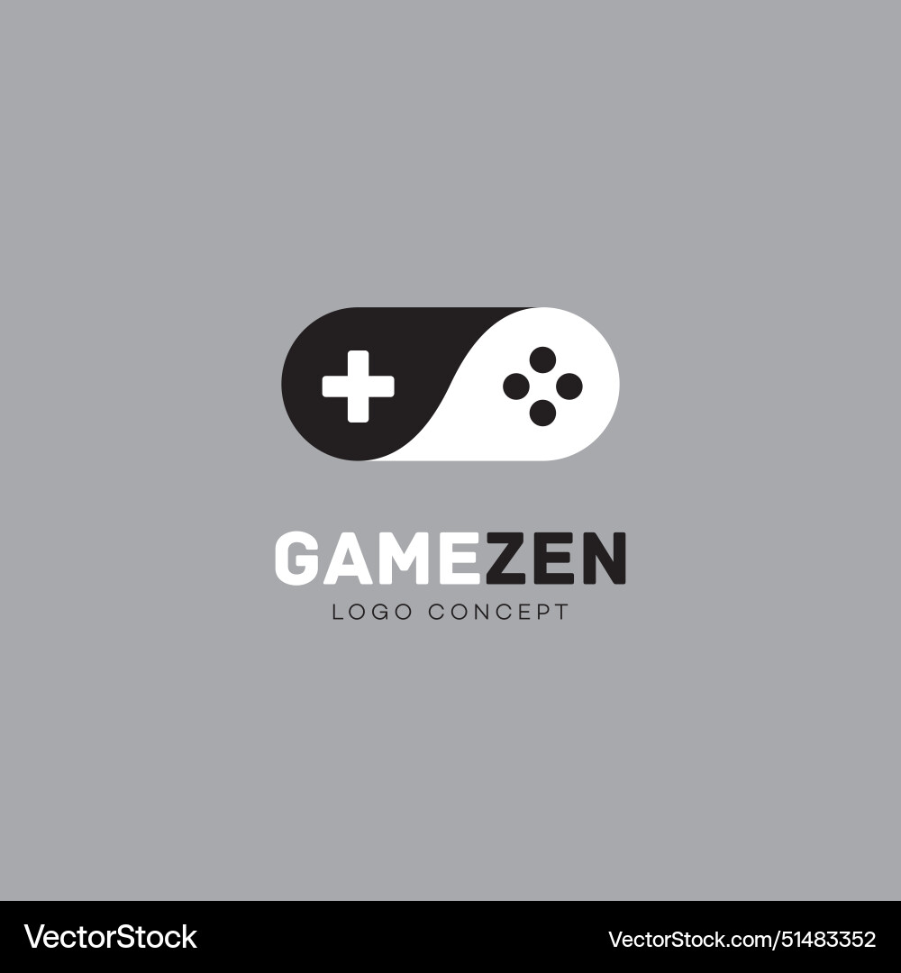 Game zen logo Royalty Free Vector Image - VectorStock