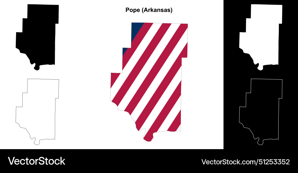 Pope outline map Royalty Free Vector Image - VectorStock
