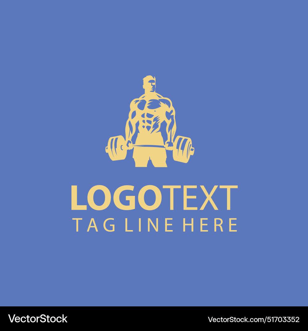 Strong gym logo Royalty Free Vector Image - VectorStock