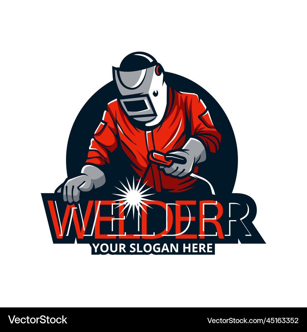 Welder company logo Royalty Free Vector Image - VectorStock