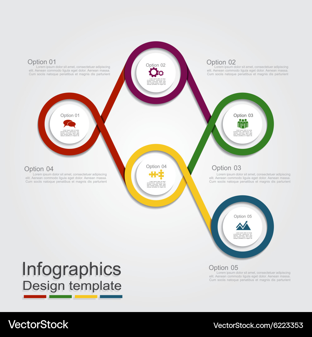 Infographic report template layout Royalty Free Vector Image