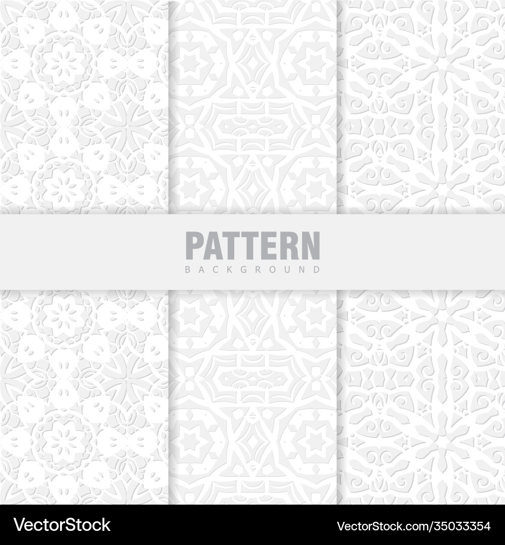Arabic Ornate Pattern Background Royalty Free Vector Image