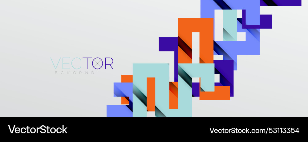 Color bend lines with shadow texture effect Vector Image