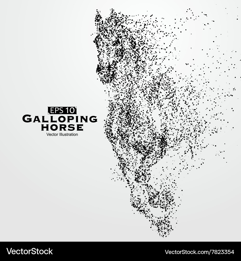 Galloping horse Royalty Free Vector Image - VectorStock