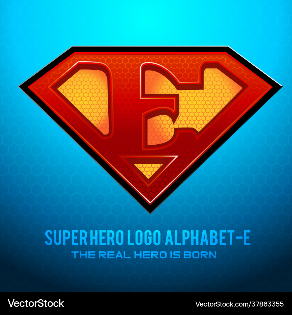 Superhero E Logo Logo For A Superhero Team I'm Writing Called