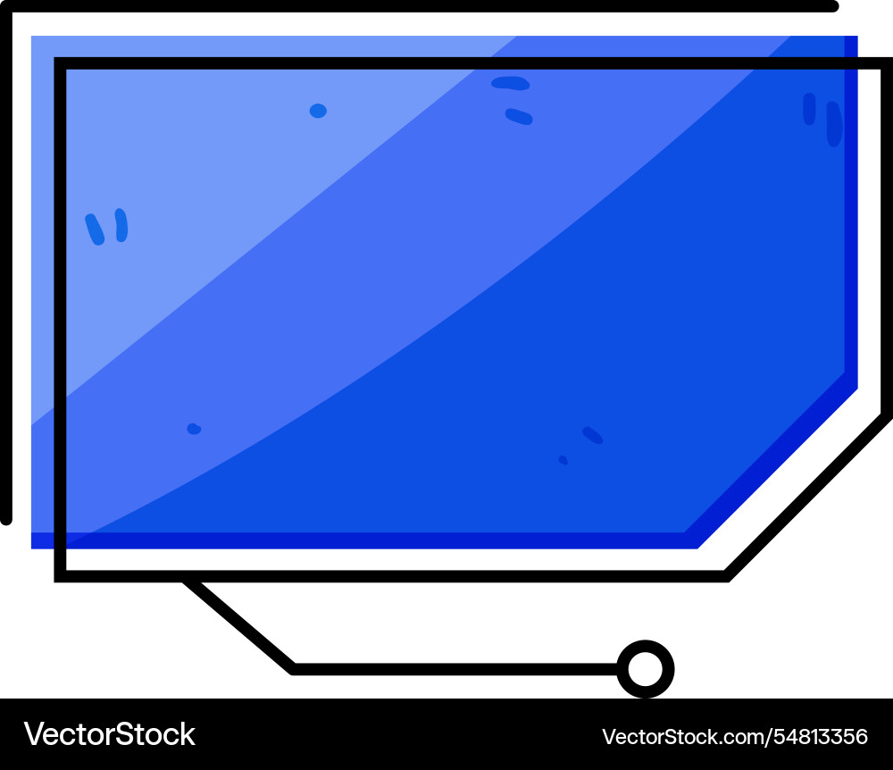 Arrow callout shapes cartoon Royalty Free Vector Image