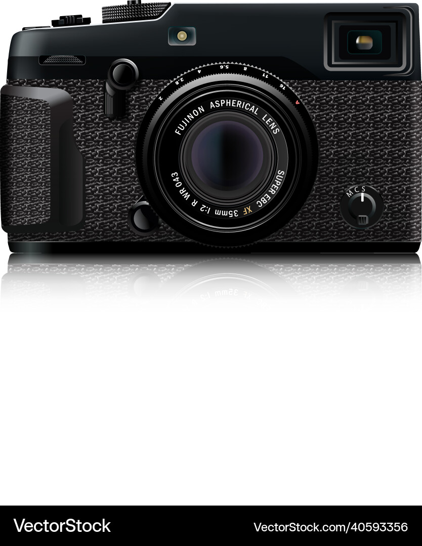 Fujifilm X-Pro 100 Camera Royalty Free Vector Image