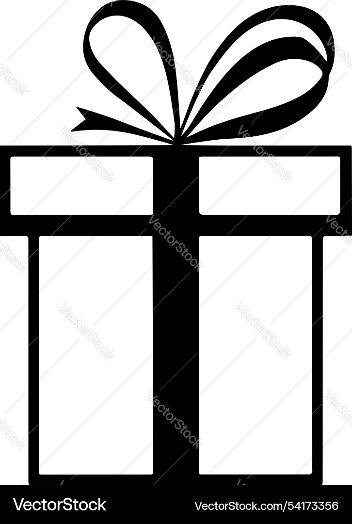 Gift box icon Royalty Free Vector Image - VectorStock