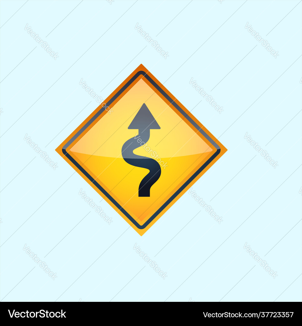 Road tragic sign Royalty Free Vector Image - VectorStock