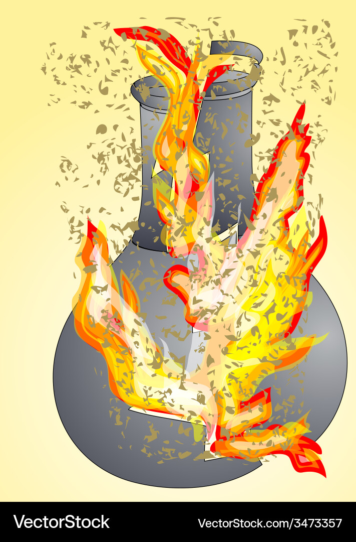 Volatile Reaction Royalty Free Vector Image - VectorStock