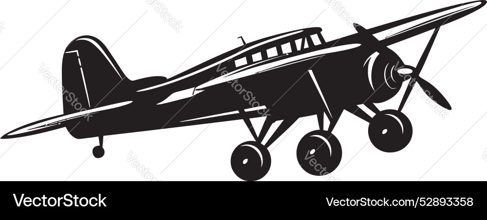 Mystical night flight black magic airborne Vector Image
