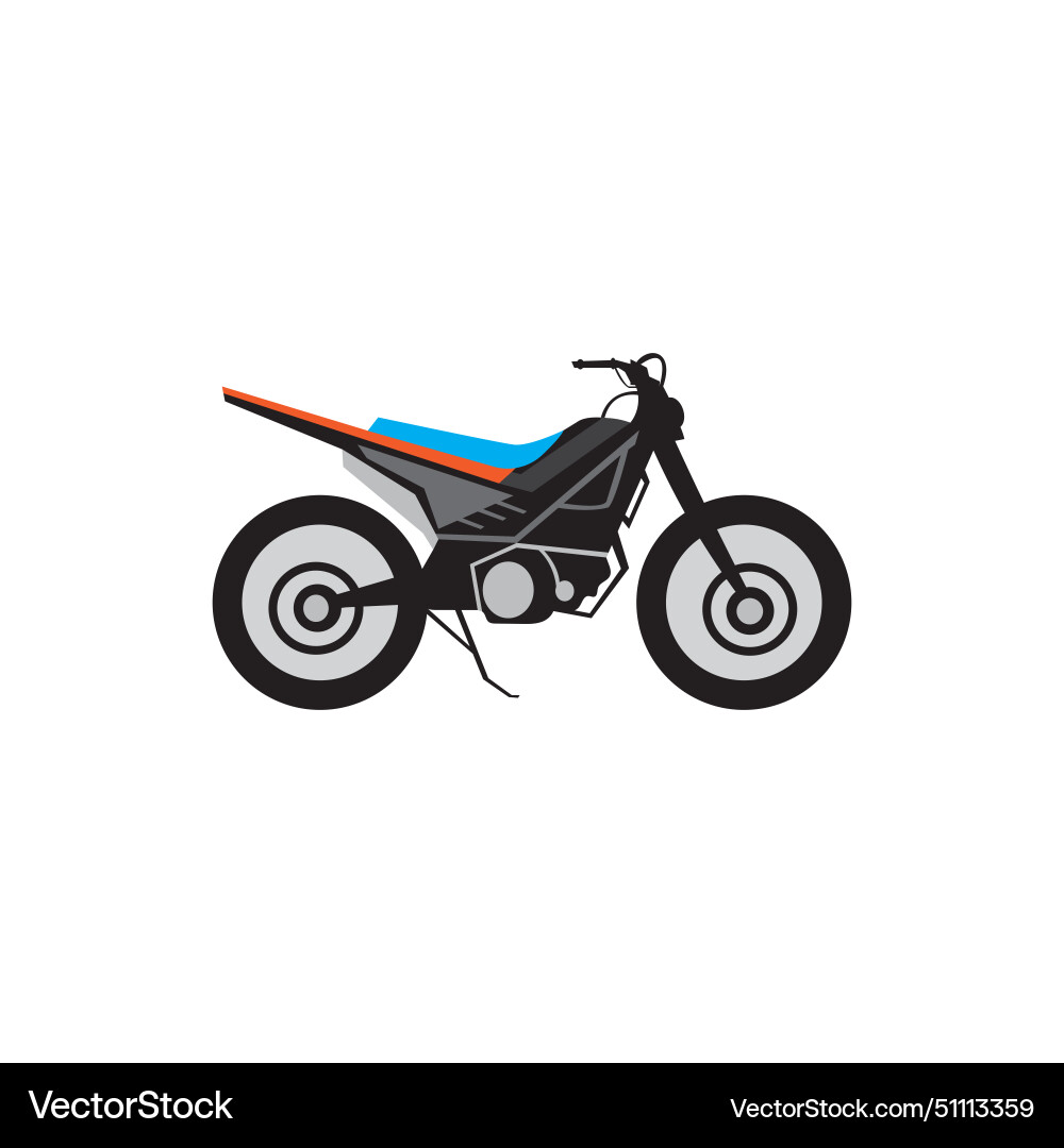 Cross motorbike icon design Royalty Free Vector Image