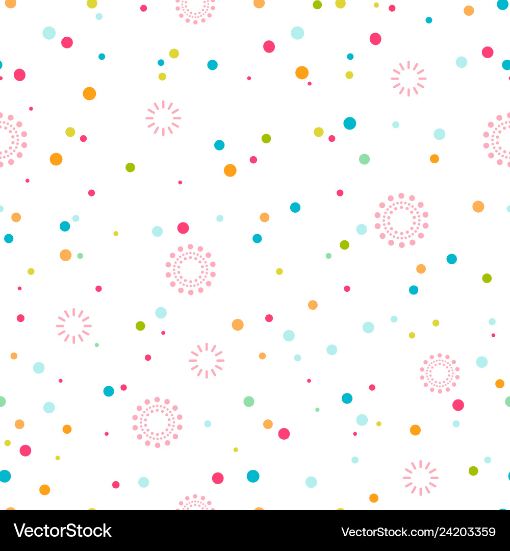 Festive seamless pattern Royalty Free Vector Image