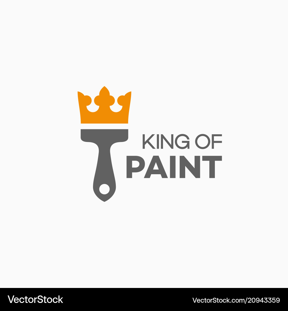 Royal Paint Logo Royalty Free Vector Image - VectorStock