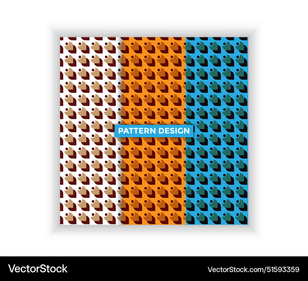 Simple and modern patterns design template Vector Image