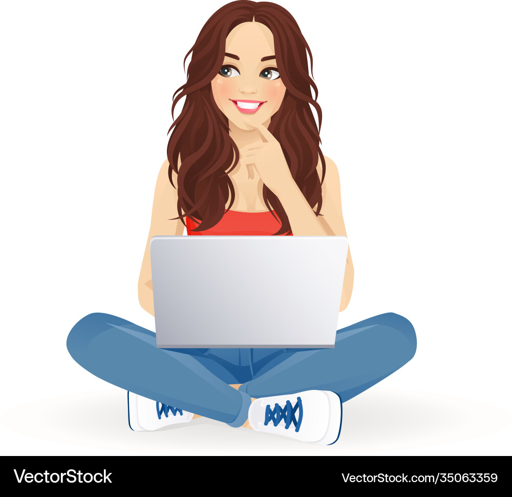 Legs Girl Computer Vector Images (over 280)