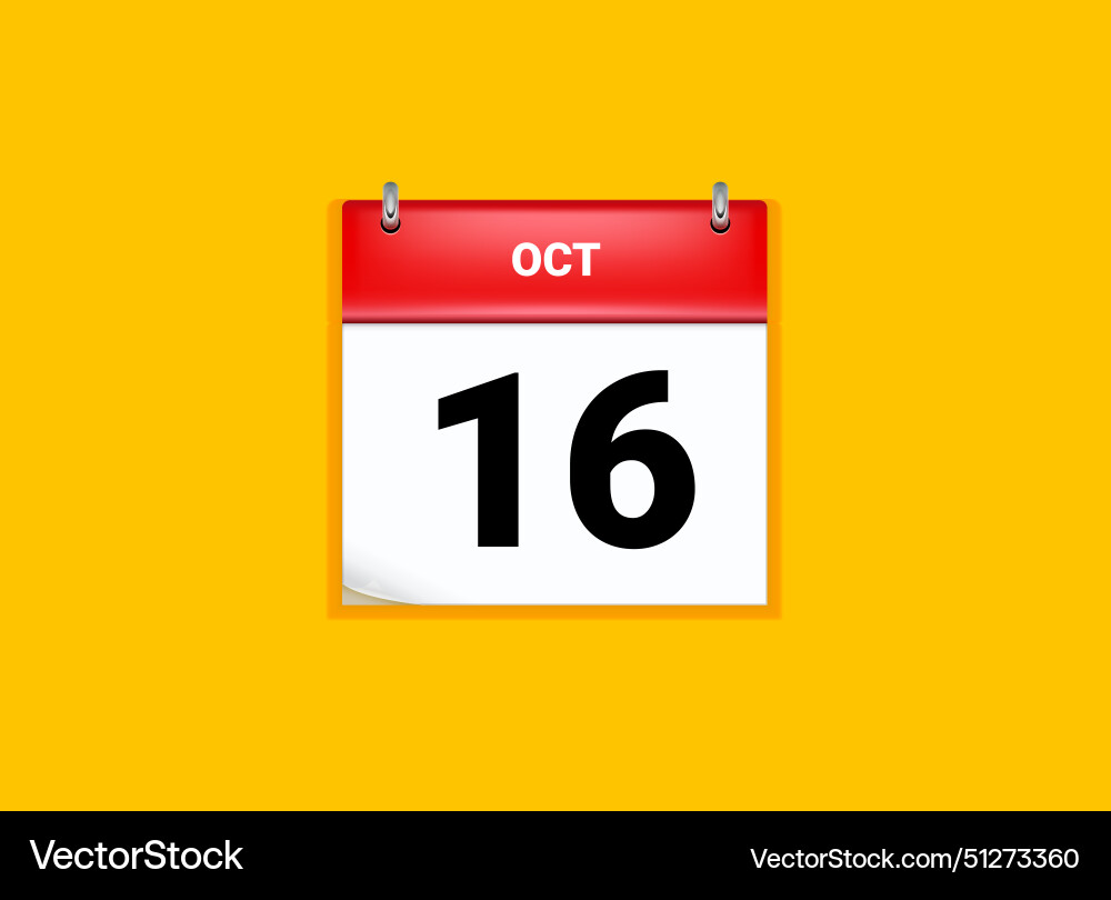 Calendar date month time icon diary Royalty Free Vector