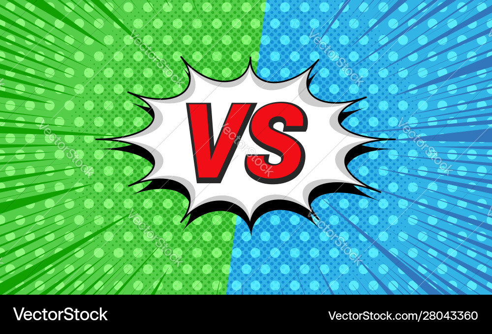 Comic explosive competition Royalty Free Vector Image
