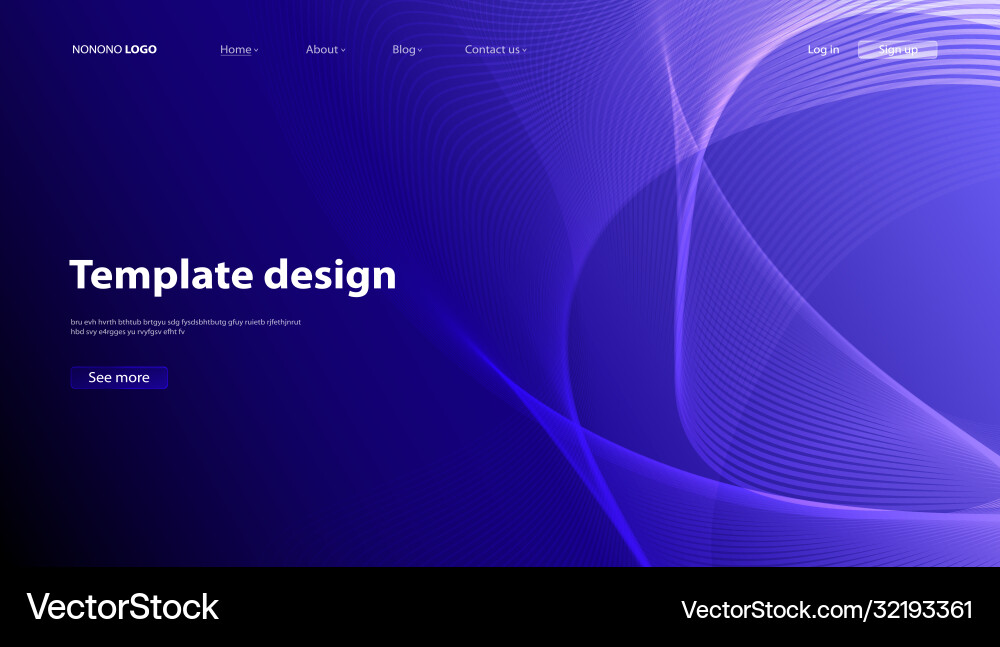 Abstract background modern design landing page Vector Image