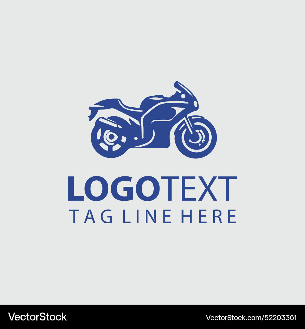 Fast bike logo Royalty Free Vector Image - VectorStock