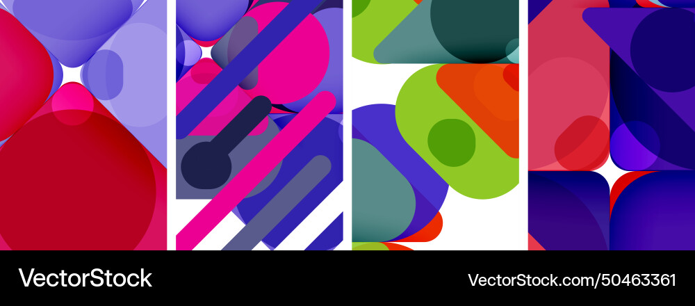 Geometric elements abstract backgrounds Royalty Free Vector