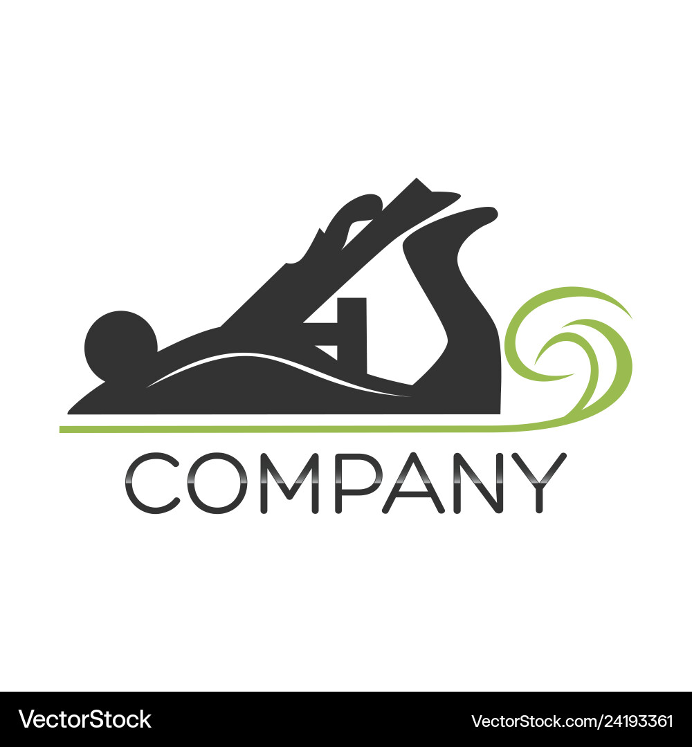 Wood Plane Logo Royalty Free Vector Image - VectorStock