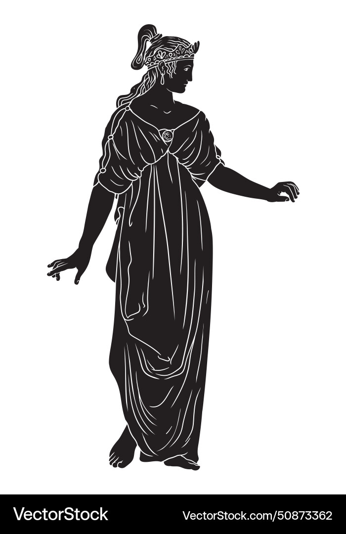 Greek women Royalty Free Vector Image - VectorStock