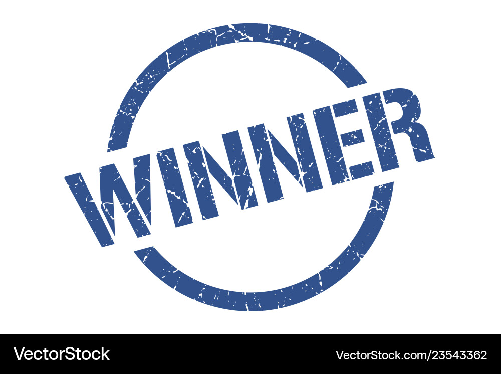 Winner stamp Royalty Free Vector Image - VectorStock