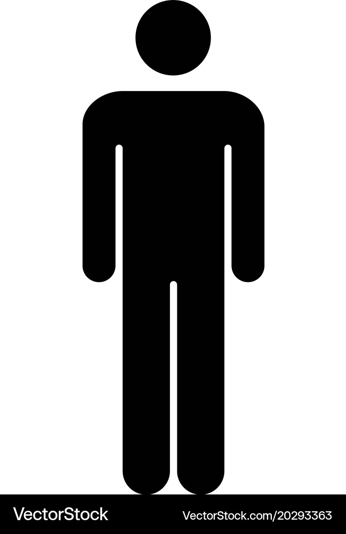 Male Icon - Person Symbol Royalty Free Vector Image