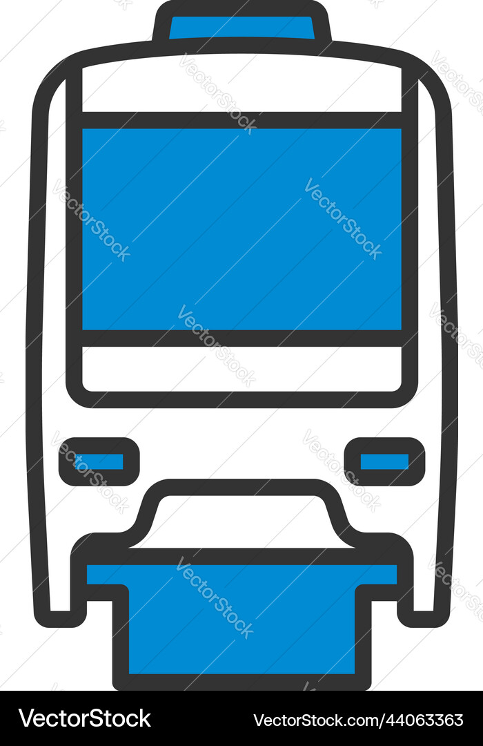 Monorail icon Royalty Free Vector Image - VectorStock