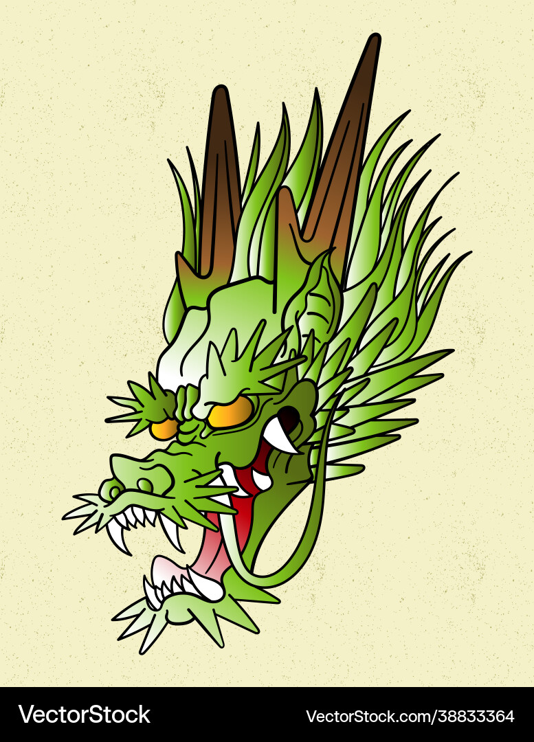 Japanese Dragon Head Dragon Head Tattoo Merch & Gifts For Sale