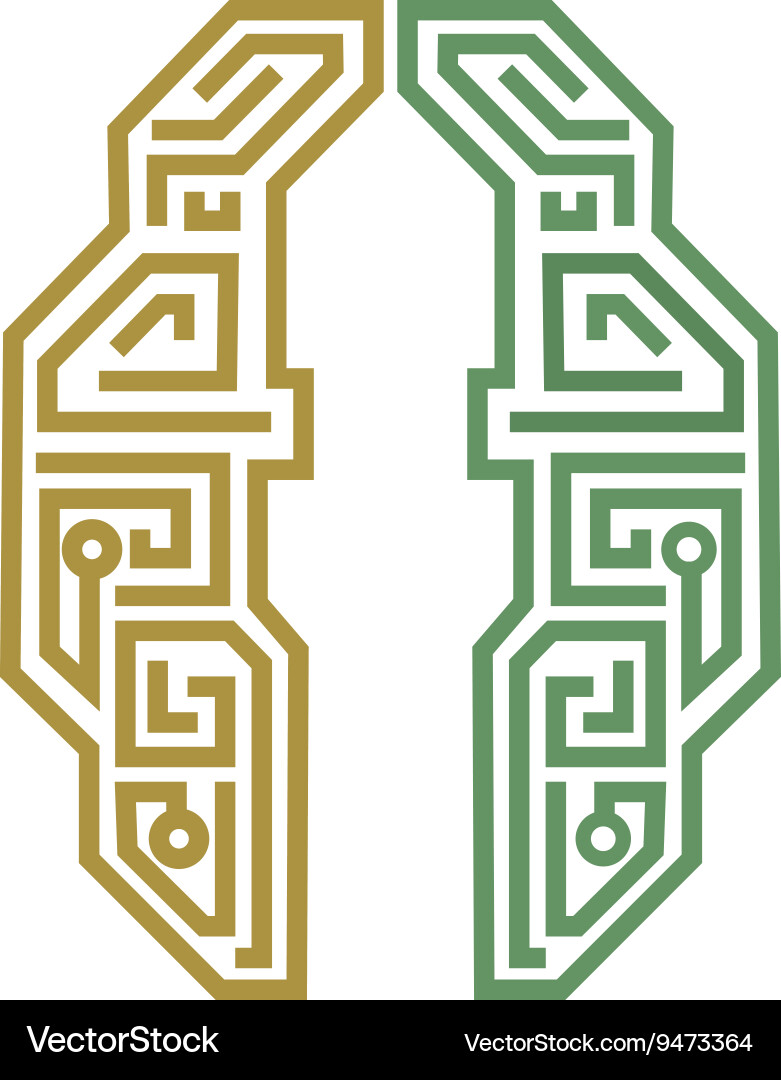 Islam and mind Royalty Free Vector Image - VectorStock