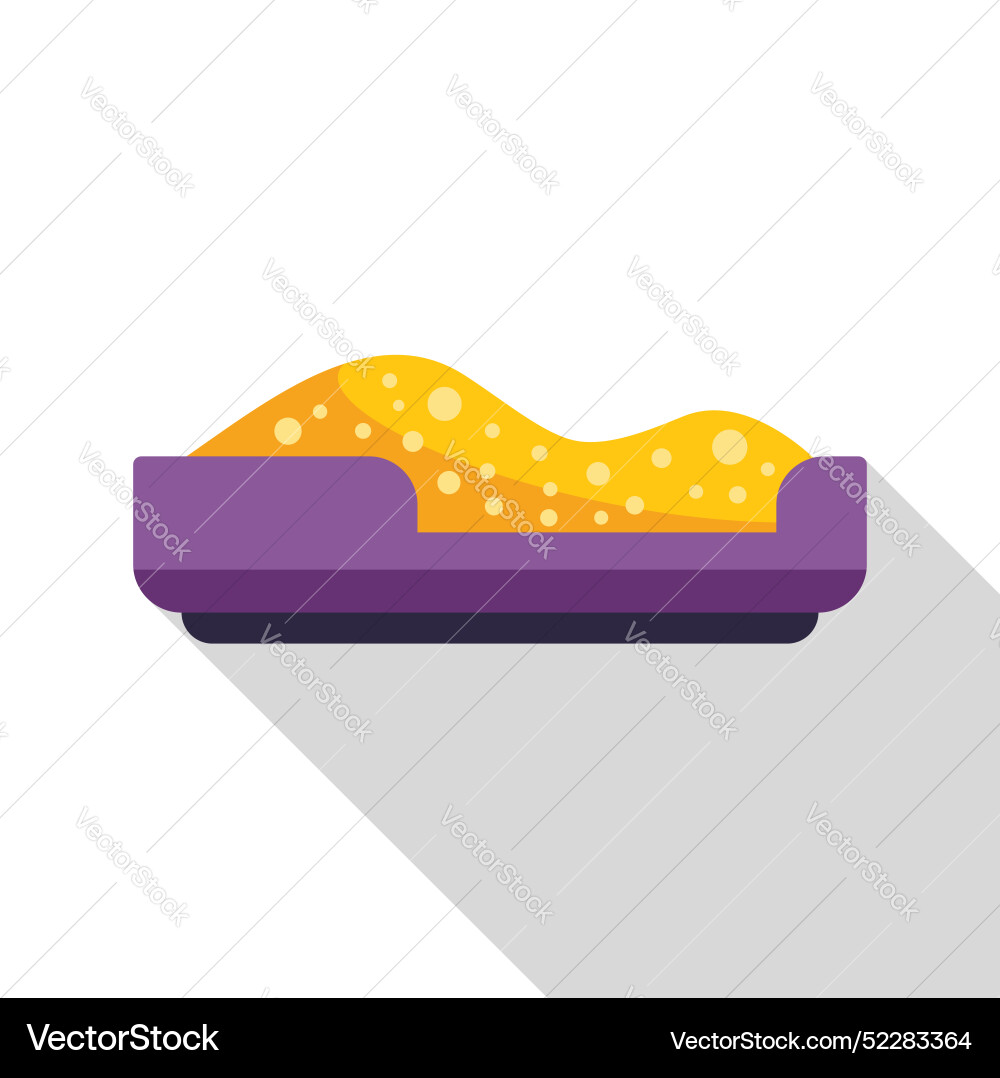 Sandbox with yellow sand for children playing Vector Image