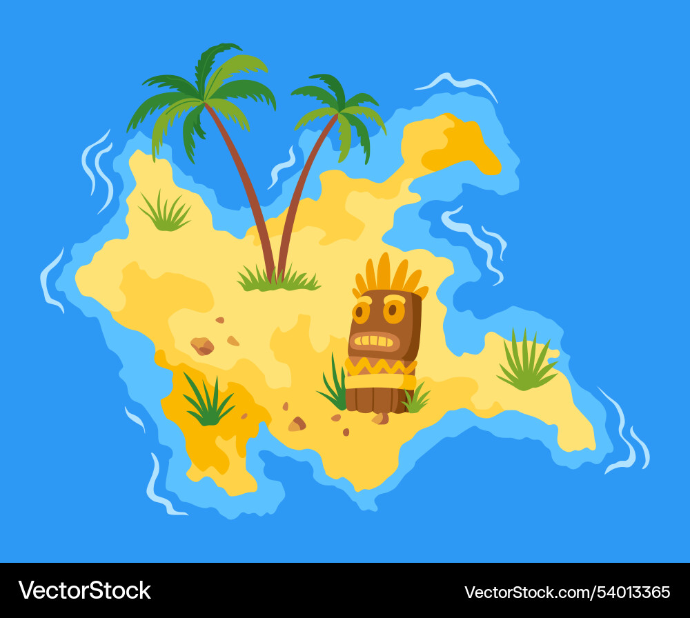 Pirate board game for children hunting treasure Vector Image
