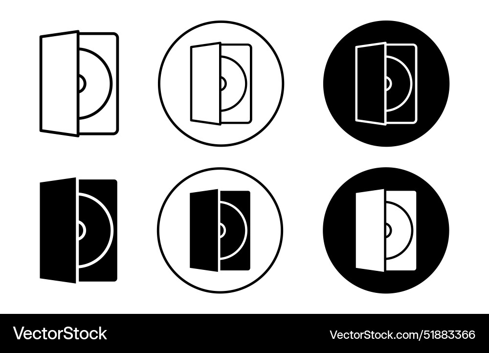 Dvd icon Royalty Free Vector Image - VectorStock