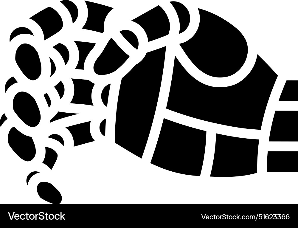 Grip robot hand gesture glyph icon Royalty Free Vector Image Grip robot hand gesture glyph icon Royalty Free Vector Image