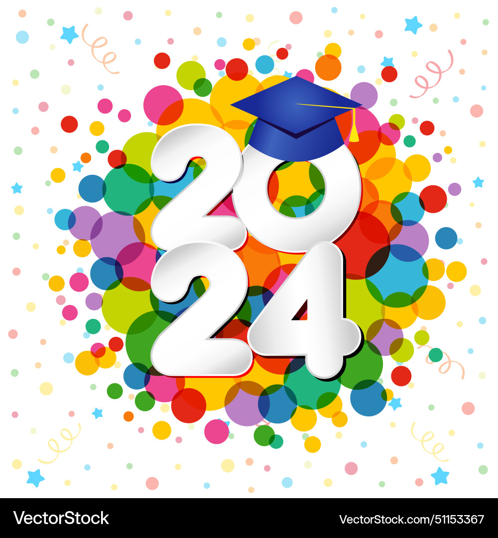 Isolated educational logo 2024 Royalty Free Vector Image