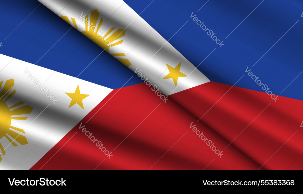 National background of philippines featuring two Vector Image