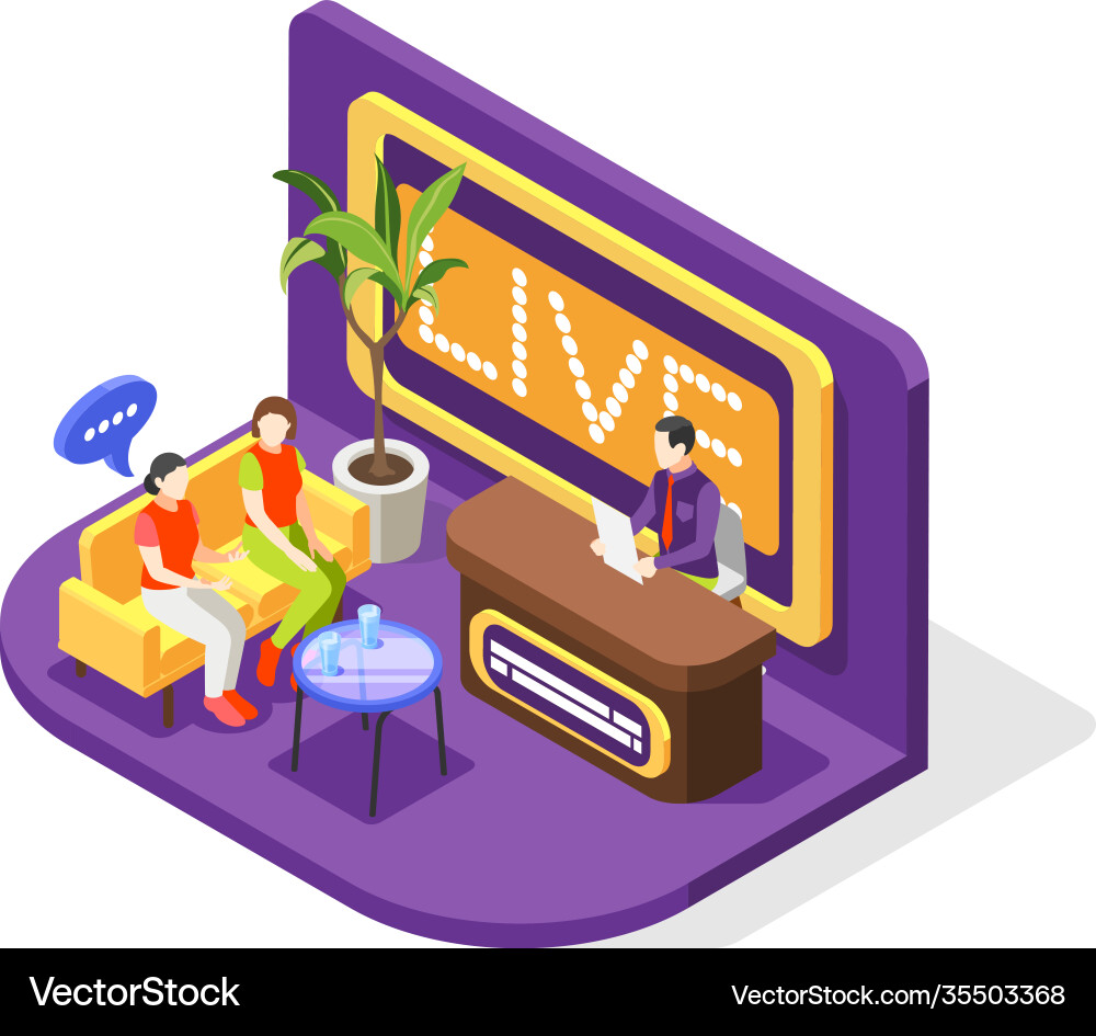 Quiz show concept Royalty Free Vector Image - VectorStock