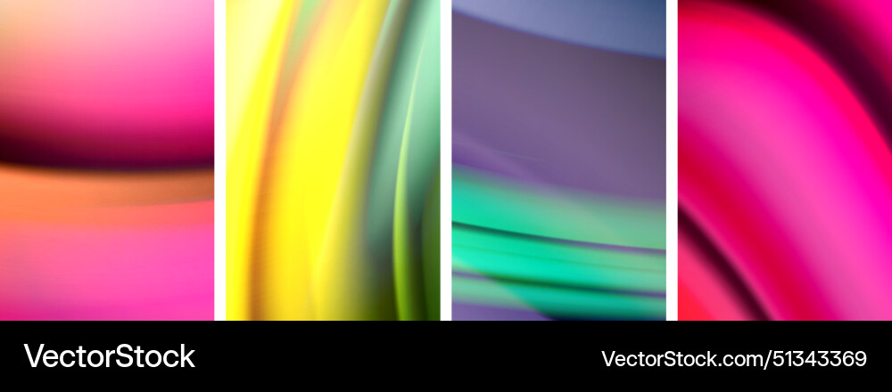 Blurred color line backgrounds Royalty Free Vector Image