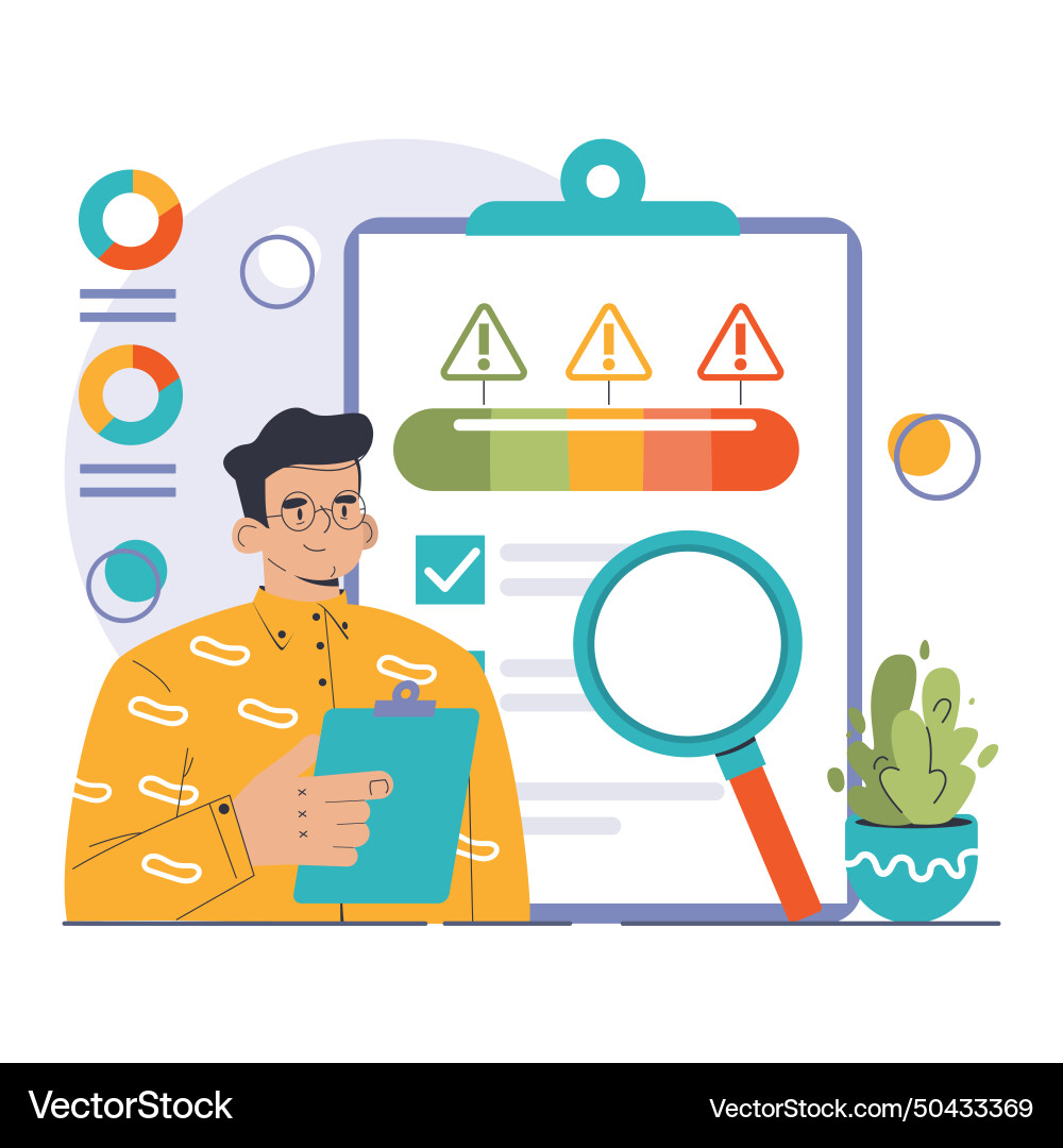 Decision-making strategic thinking brainstorming Vector Image