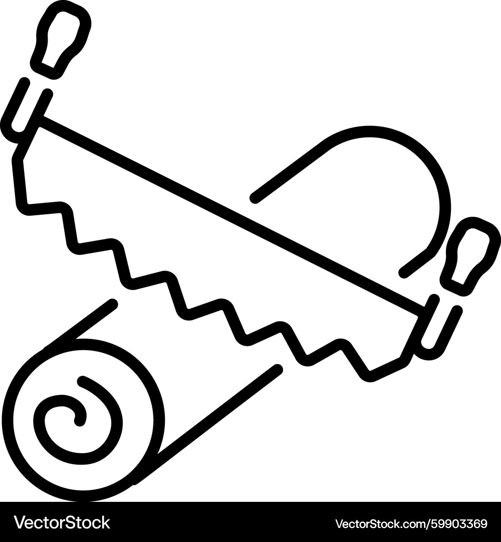 Misery Whip - Line Art Royalty Free Vector Image